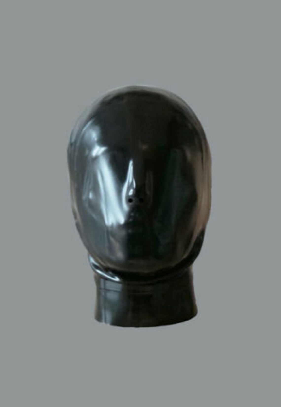 Rubber Latex Full Face Hood With No Eyes No Mouth Just Nose - Etsy