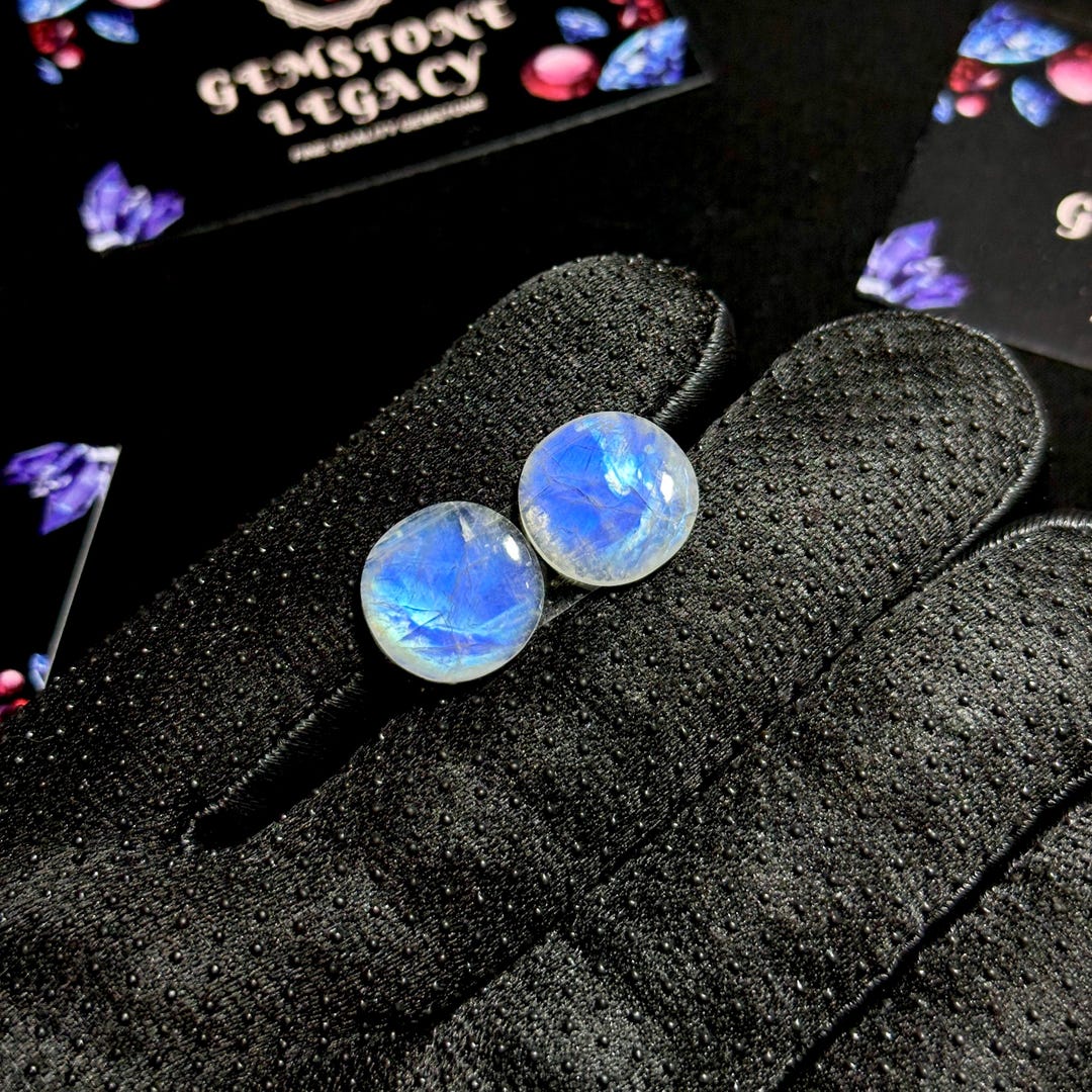 17x18x3.5mm, Gemmy Moonstone Flashy Stone, Blazing Moonstone Cabochon ...