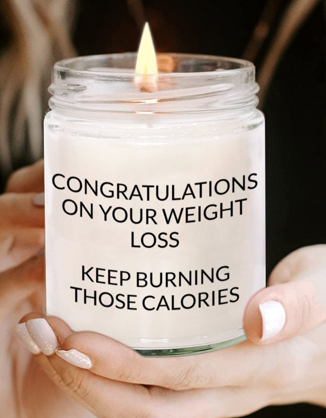 Weight Loss Congratulations Gift for Burning Calories Candle Gift for ...