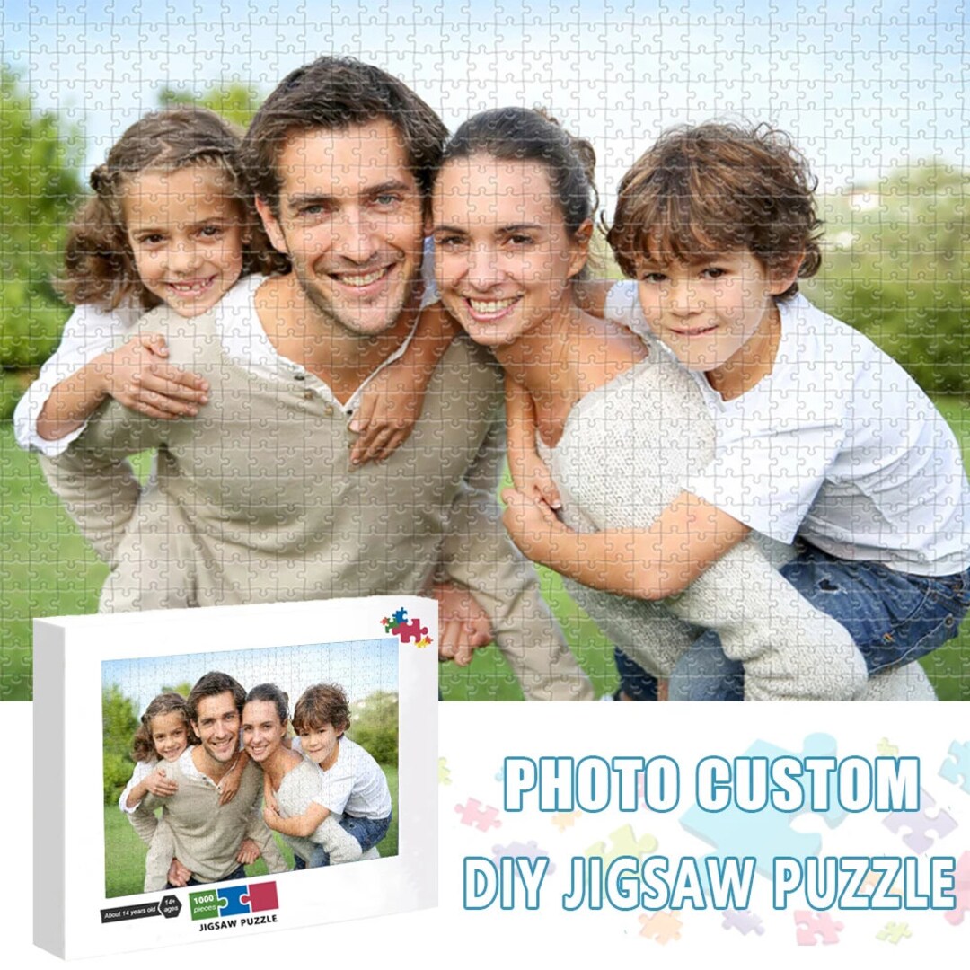 Custom Photo Puzzle, Picture Puzzle, Custom Personalised Jigsaw Puzzle ...