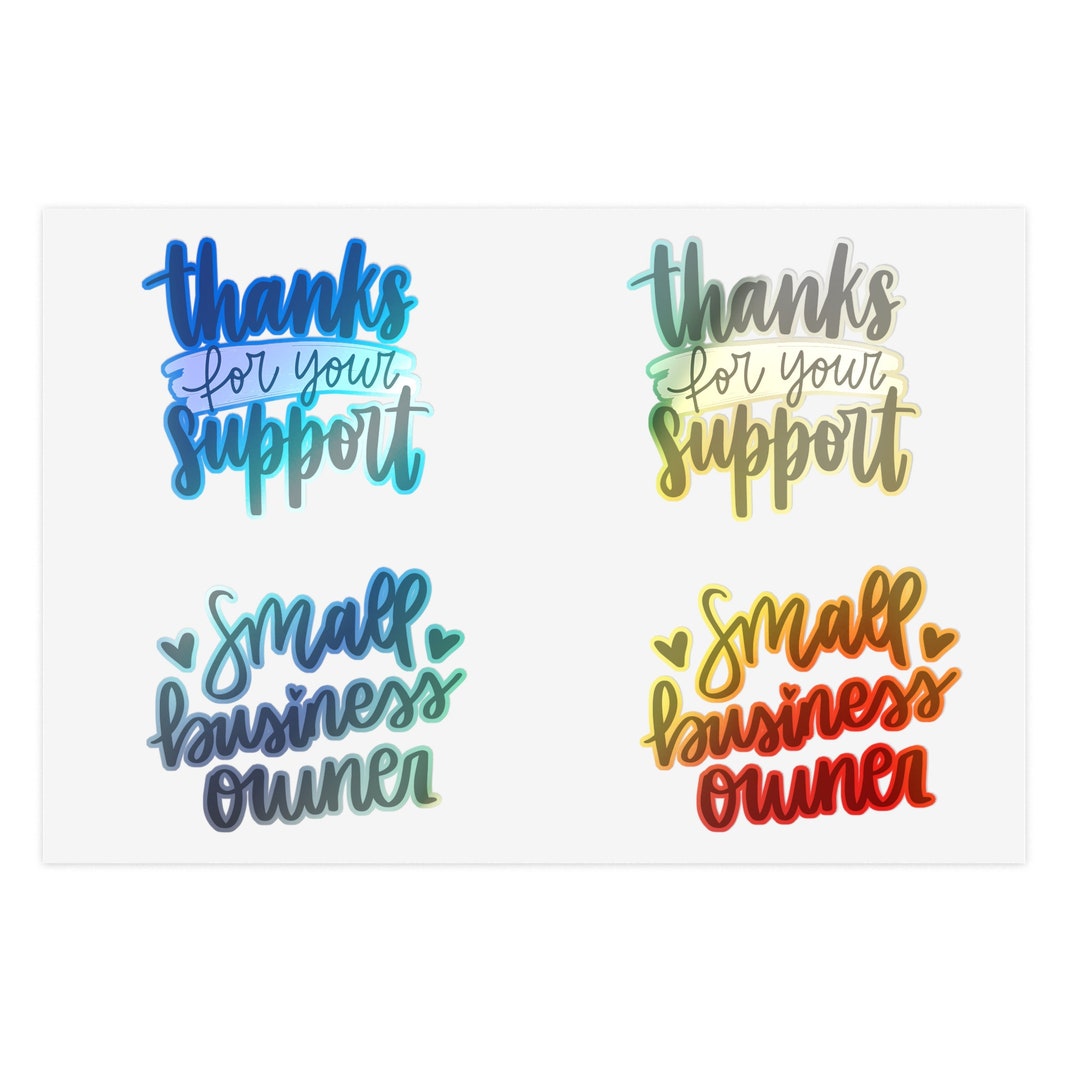 Small Business Sticker Sheet Bundle, 10pcs - Etsy