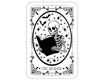 The Reader Tarot Card Sticker - Etsy