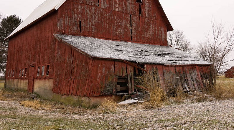 Vintage Reclaimed Upcycled Red Barn Wood Side Library Coffee Table With ...