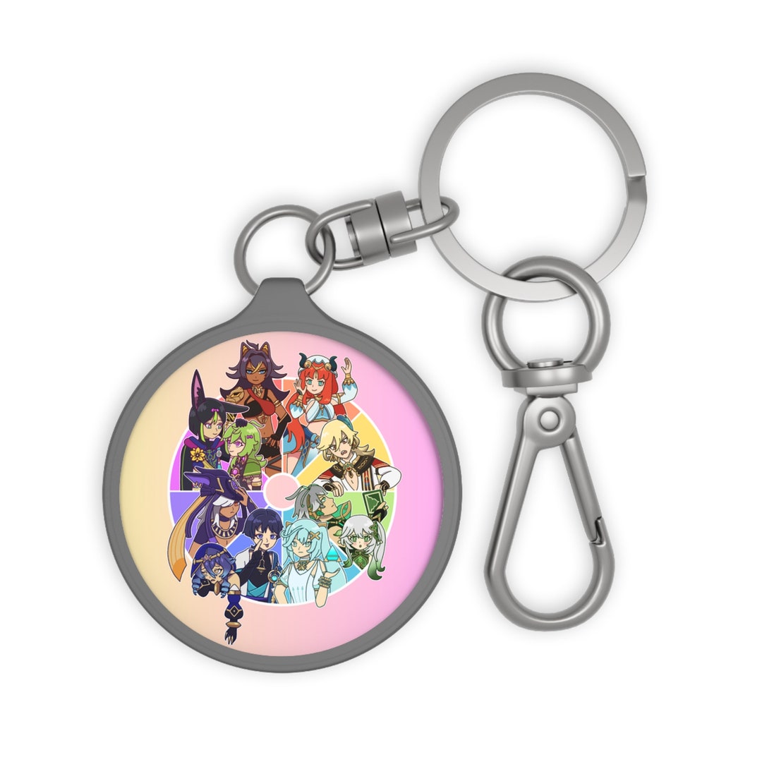 Genshin Impact Sumeru Color Wheel Keyring Tag - Etsy