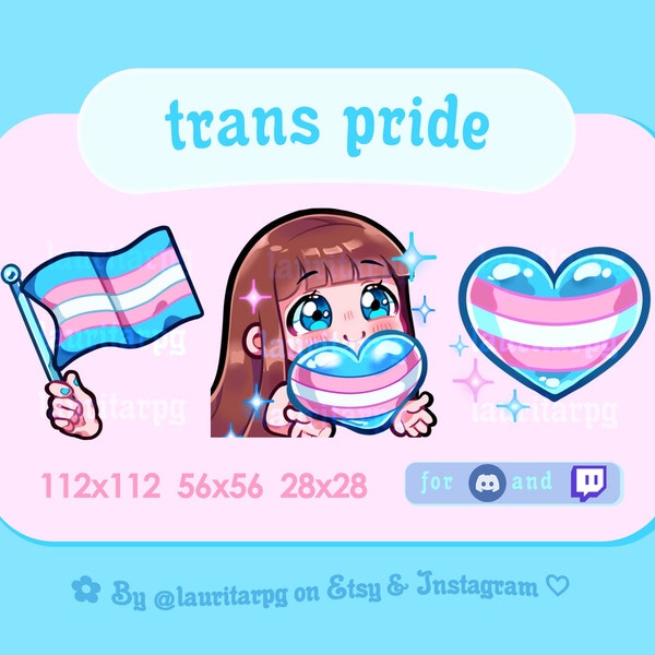 Trans Emotes for Discord - Etsy UK
