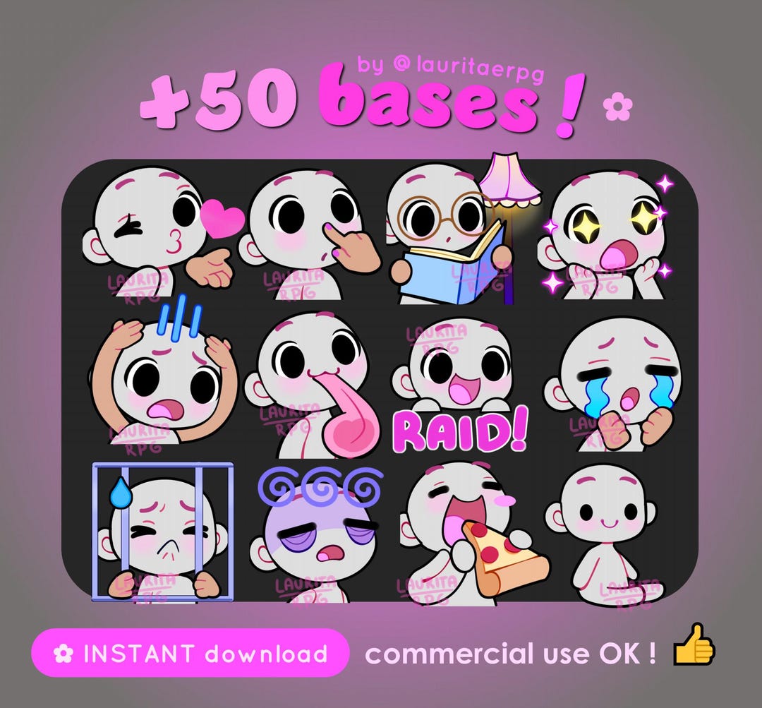 X53 Emote DIY Your Own Emotes, Discord Stickers, Emote Templates ...