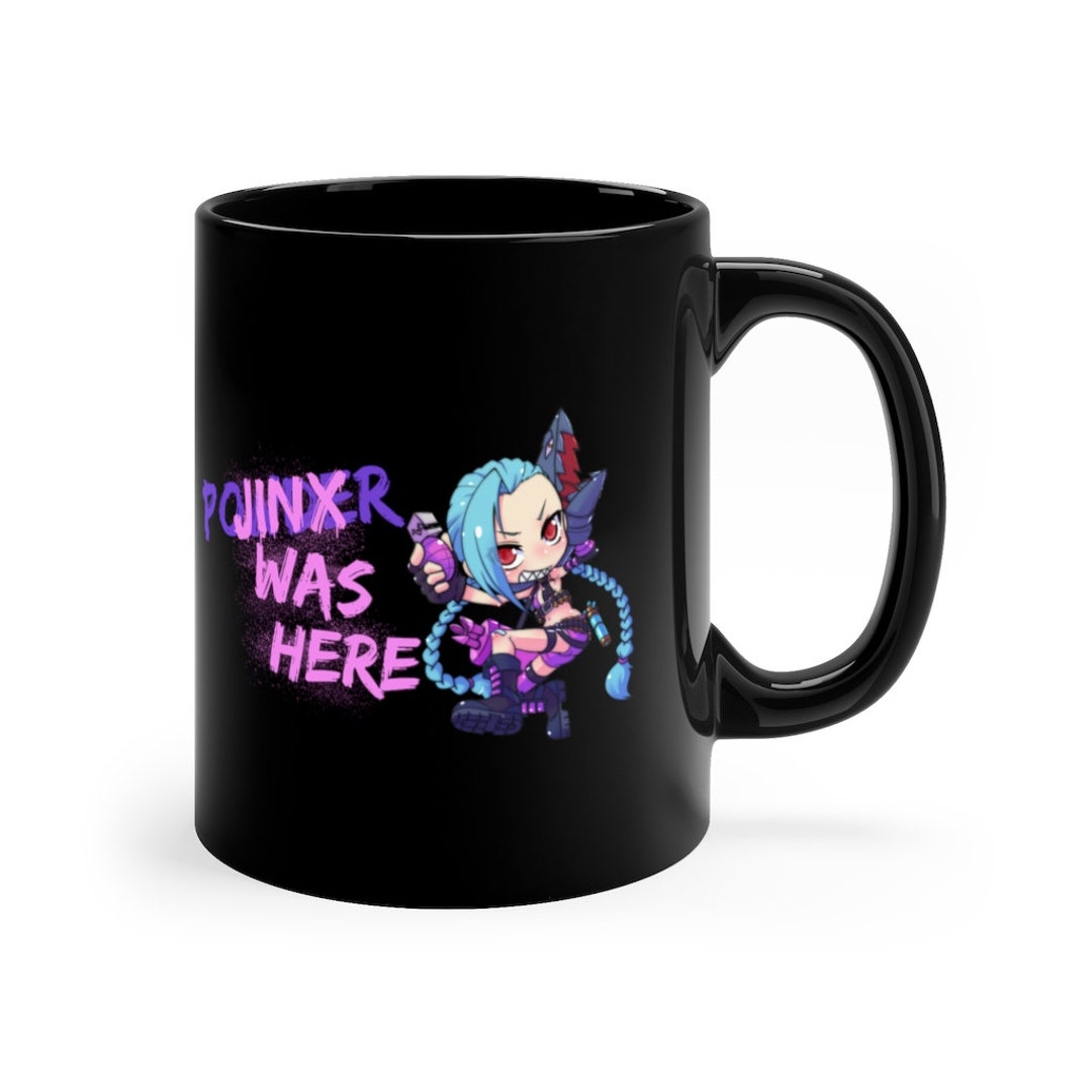 Powder Jinx Was Here Mug. Powder Coffee Mug. Jinx Coffee Mug. Arcane ...