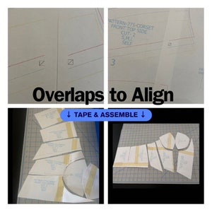 Cupped Corset Full Train Mermaid Gown PDF Sewing Pattern and Sewing ...