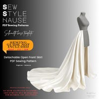 Gothic Layered Skirt PDF Sewing Pattern - Etsy