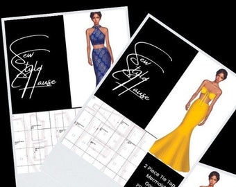 Simplicity Sewing Pattern S8870 Formal Mermaid Evening Gown - Etsy