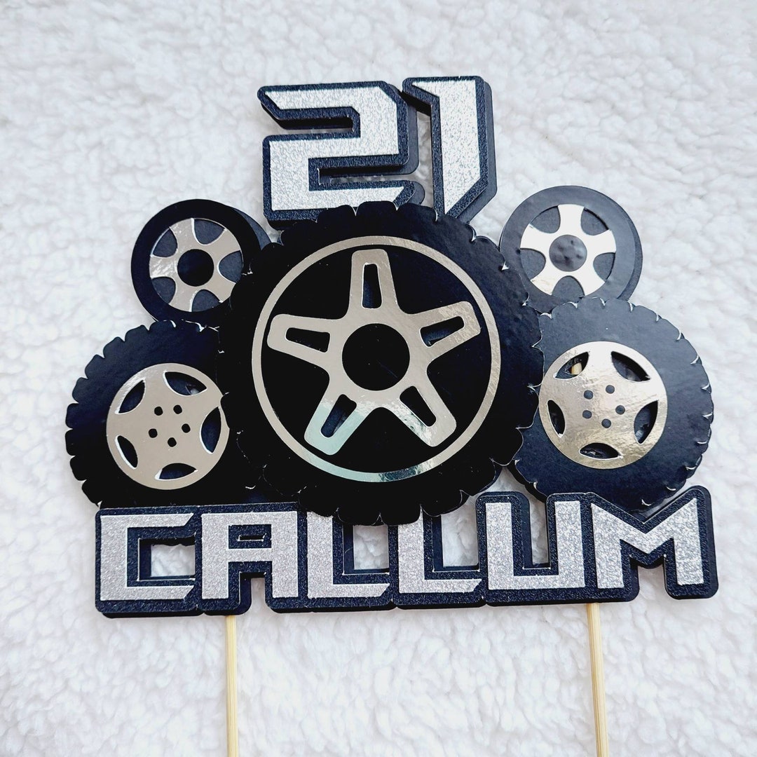 Tyre Cake Topper - Etsy