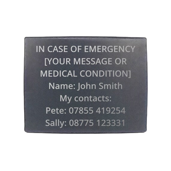 Medical Alert ID Bracelet Tag QR Code Ice Emergency ID - Etsy