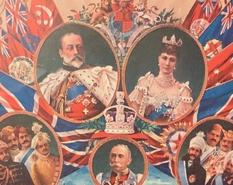 Silver Jubilee of King George V and Queen Mary 1935 British Pottery Beaker 4.5 In. English ...