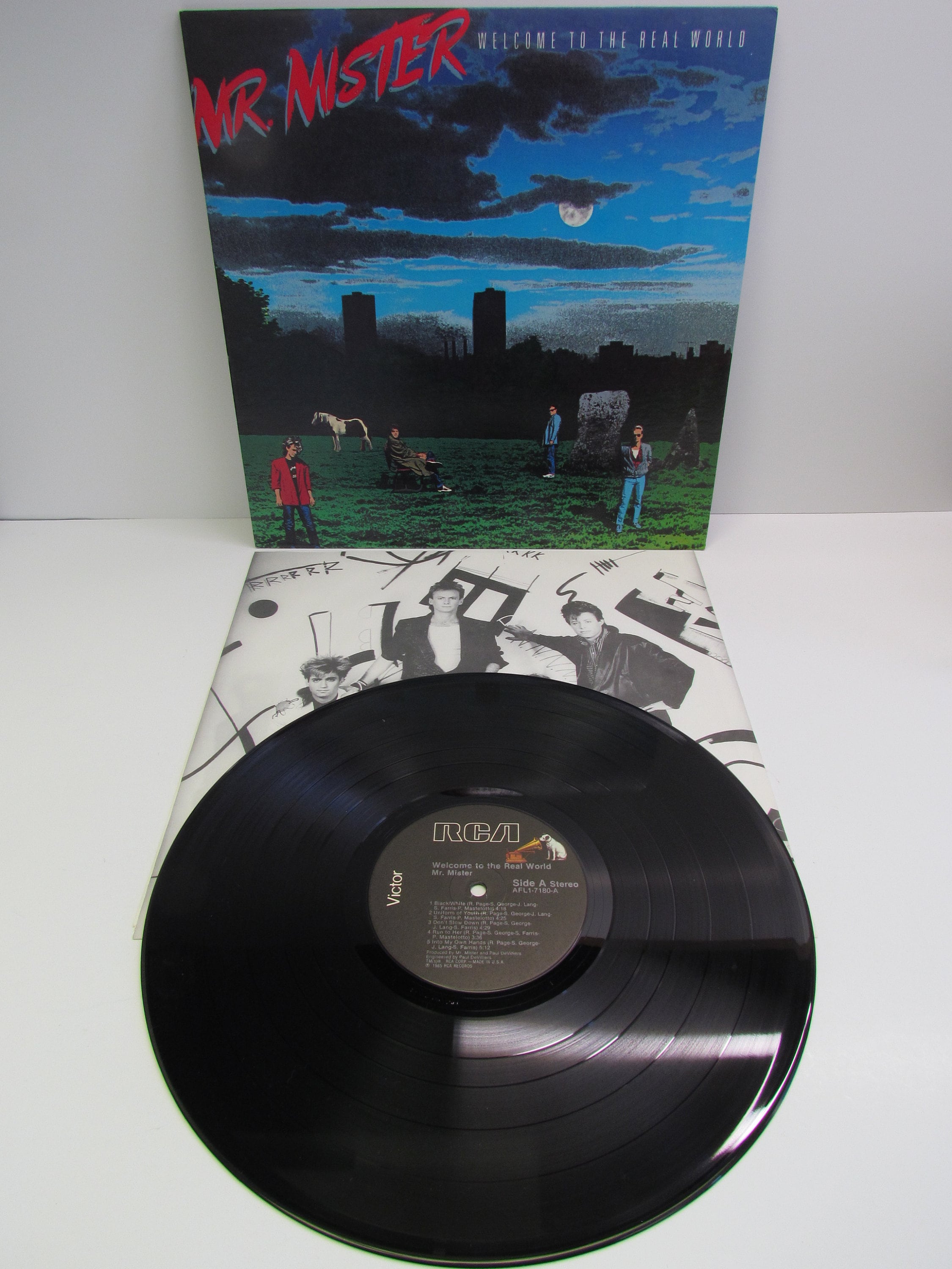 Vintage Mr. Mister Welcome to the Real World Vinyl Record - Etsy
