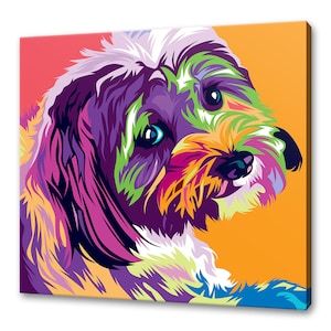 Colourful Dogs Collection Abstract Many Designs Modern Home Decor ...