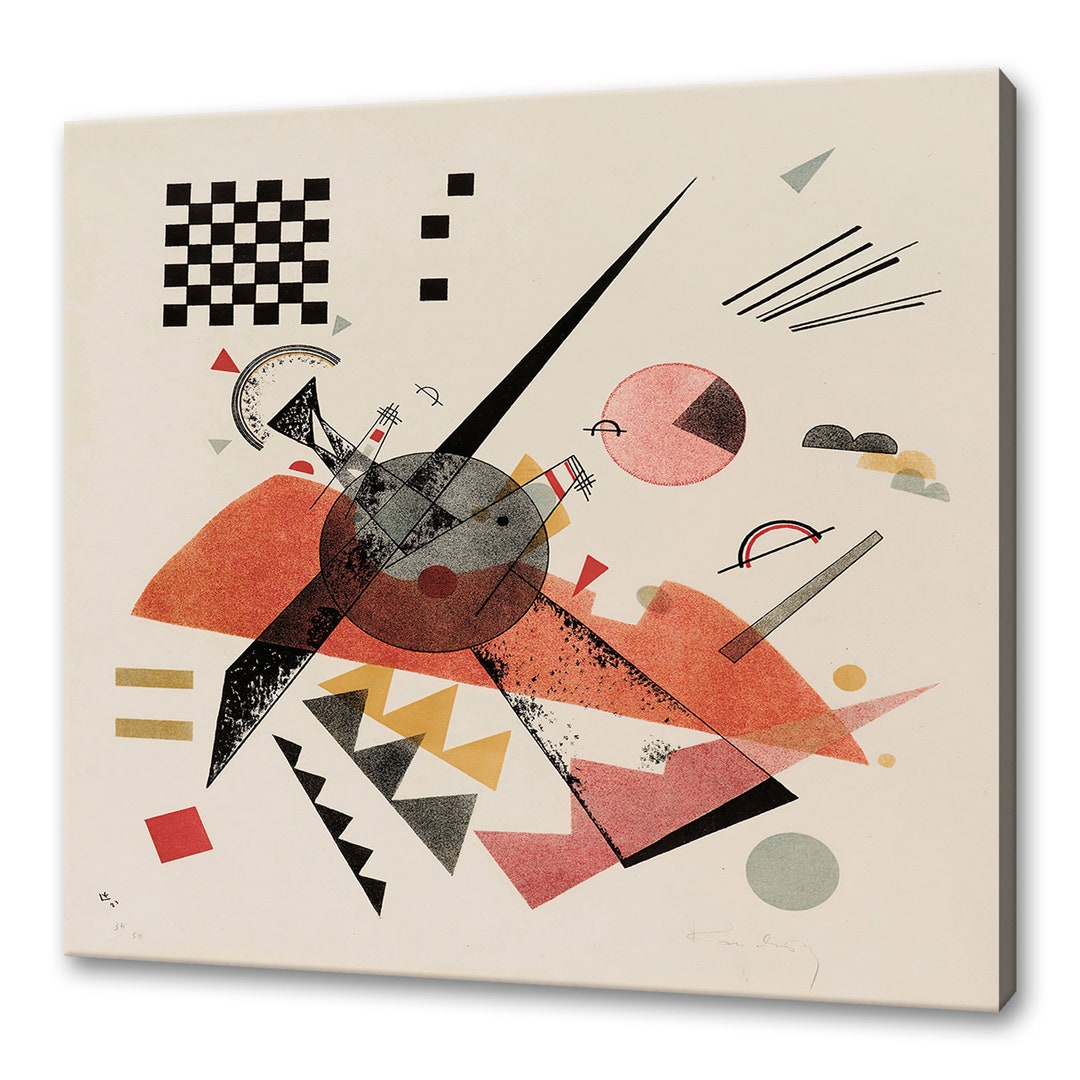 Wassily Kandinsky Orange (1923) Classic Design Abstract Decor ...