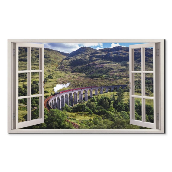Glenfinnan Railway Viaduct in Scotland Window View Window - Etsy