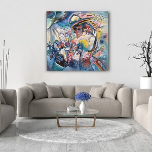 Wassily Kandinsky Red Square in Moscow (1916) Classic Design Abstract ...