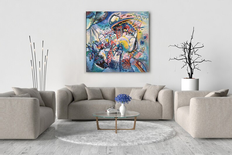 Wassily Kandinsky Red Square in Moscow 1916 Classic Design | Etsy