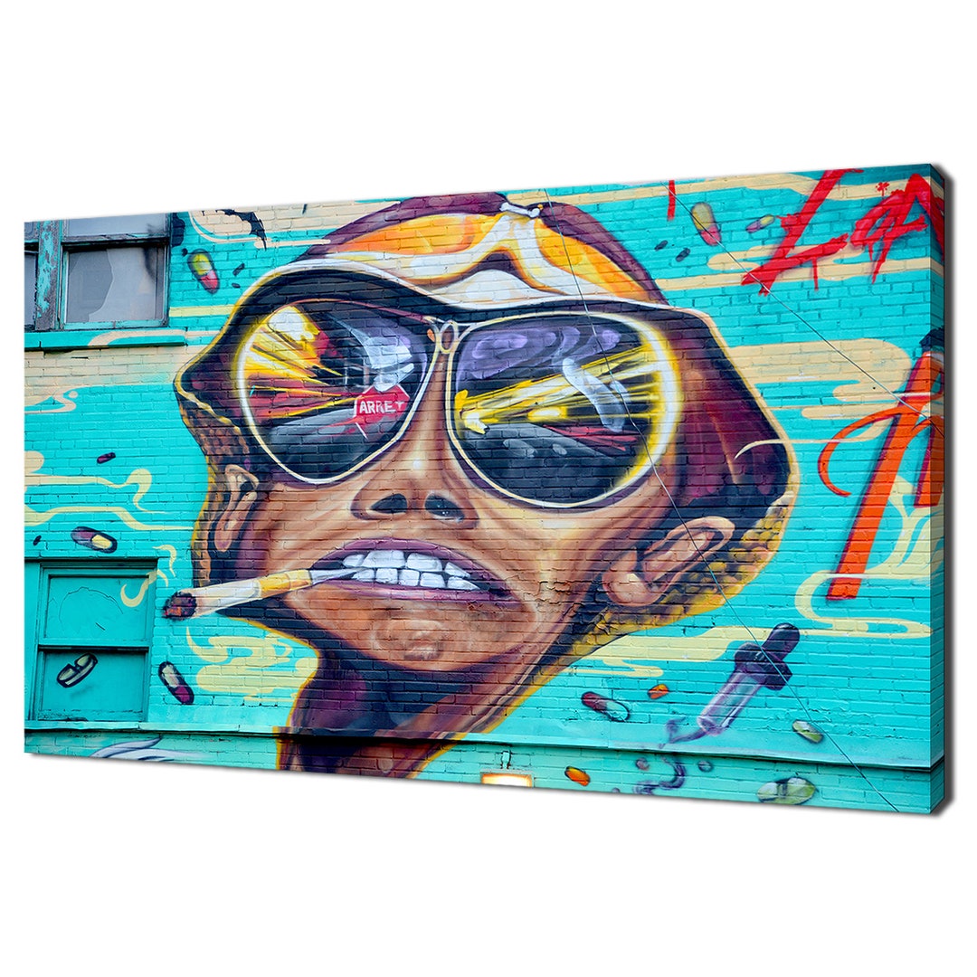Fear and Loathing in Las Vegas Graffiti Wall Modern Design Home Decor ...