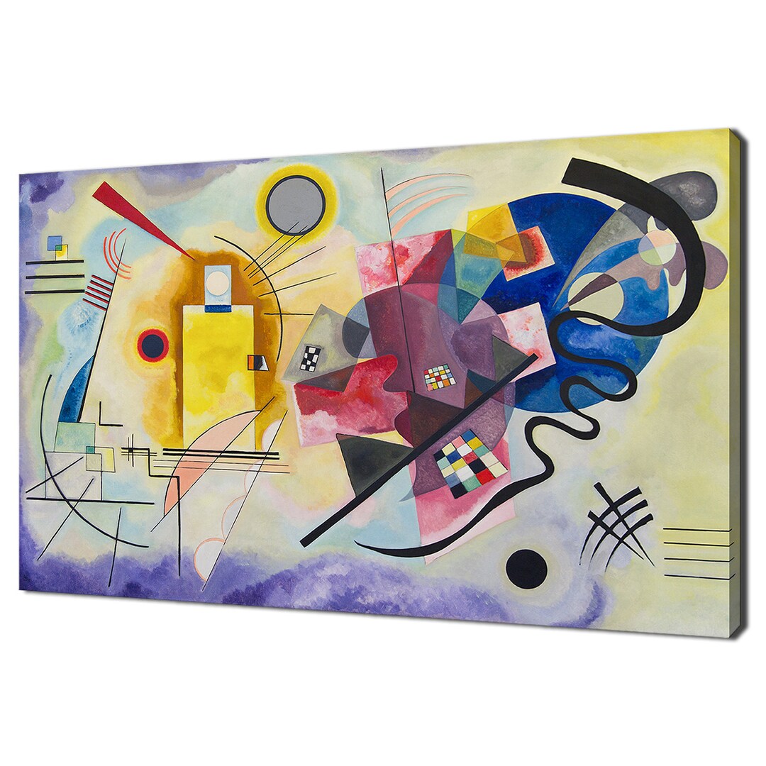 Wassily Kandinsky Yellow Red Blue (1925) Classic Design Abstract Decor ...