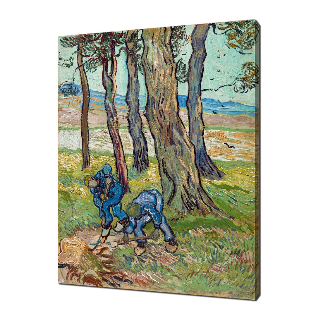 The Diggers 1889 by Vincent Van Gogh Reproduction Modern Design Canvas ...