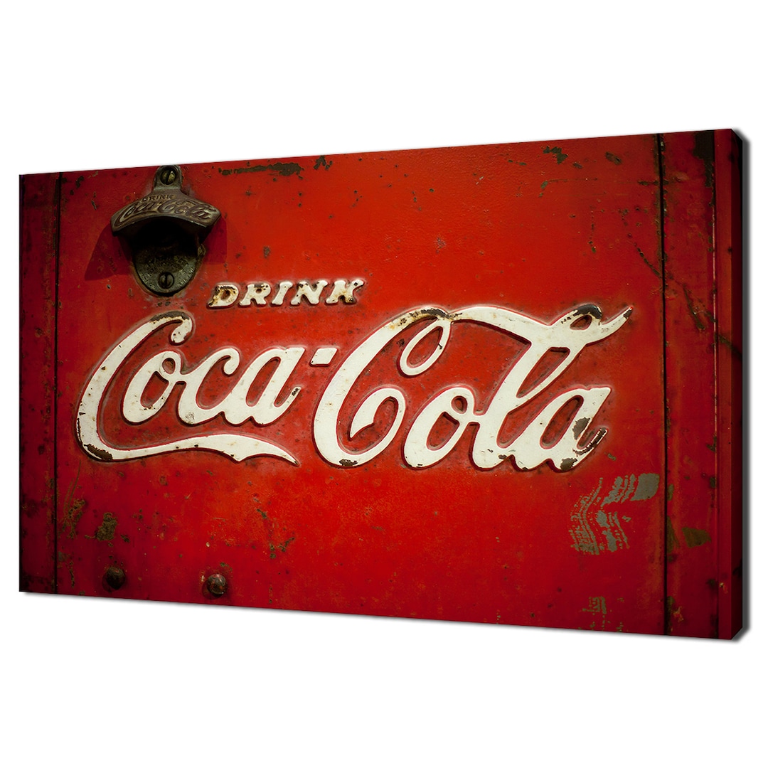 Iconic Drink Coca Cola Kitchen Modern Design Home Decor Canvas Print ...