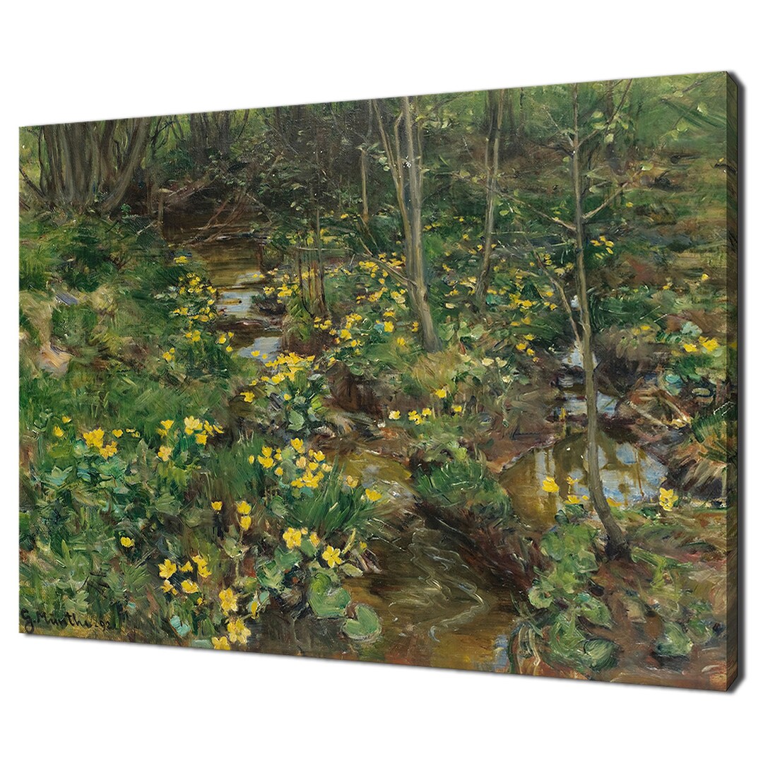 Marigold (1892) Gerhard Munthe, Reproduction Vintage Victorian Oil ...