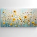 Beautiful Yellow Spring Wildflowers Field Meadow, Colourful Watercolour ...