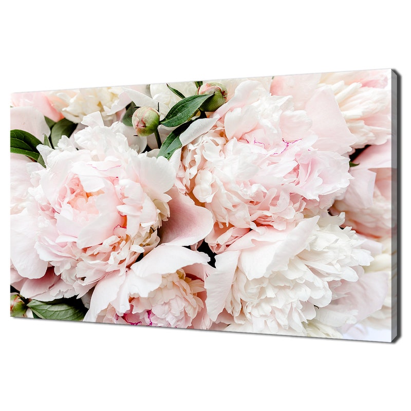 Pink Flower Canvas - Etsy