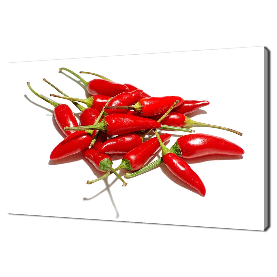 Red Hot Chili Peppers Kitchen Modern Design Home Decor Canvas Print ...