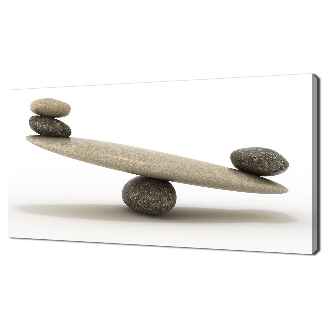 Pebble Stability Scales Stones Zen Spa Bathroom Modern Design Decor ...