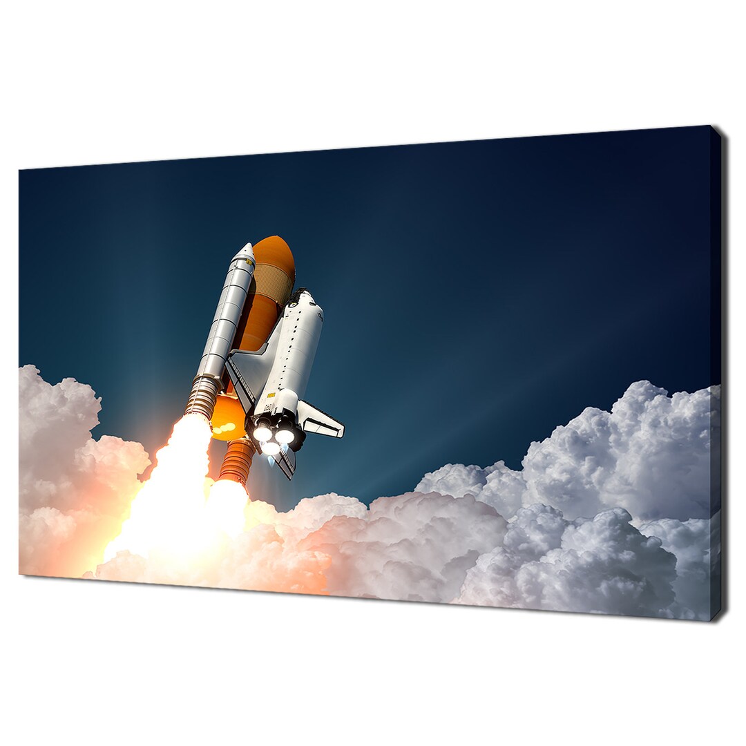 Space Shuttle Lunch Galaxy Space Modern Kids Room Design Home Decor ...