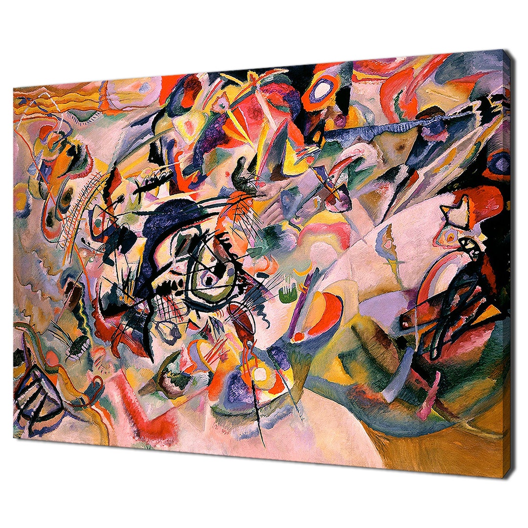 Wassily Kandinsky Composition VII (1913) Classic Design Abstract Decor ...