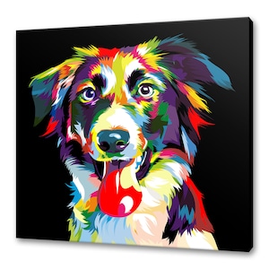 Colourful Dogs Collection Abstract Many Designs Modern Home Decor ...