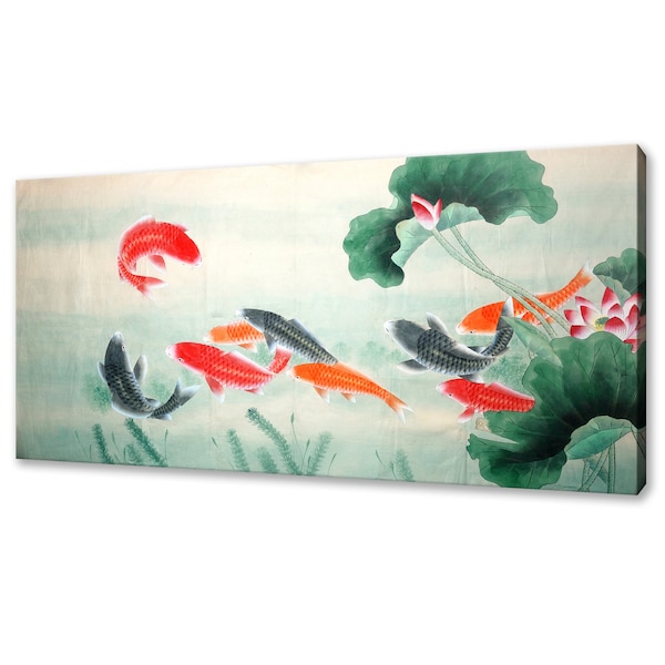 Koi Fish Ink Painting - Etsy