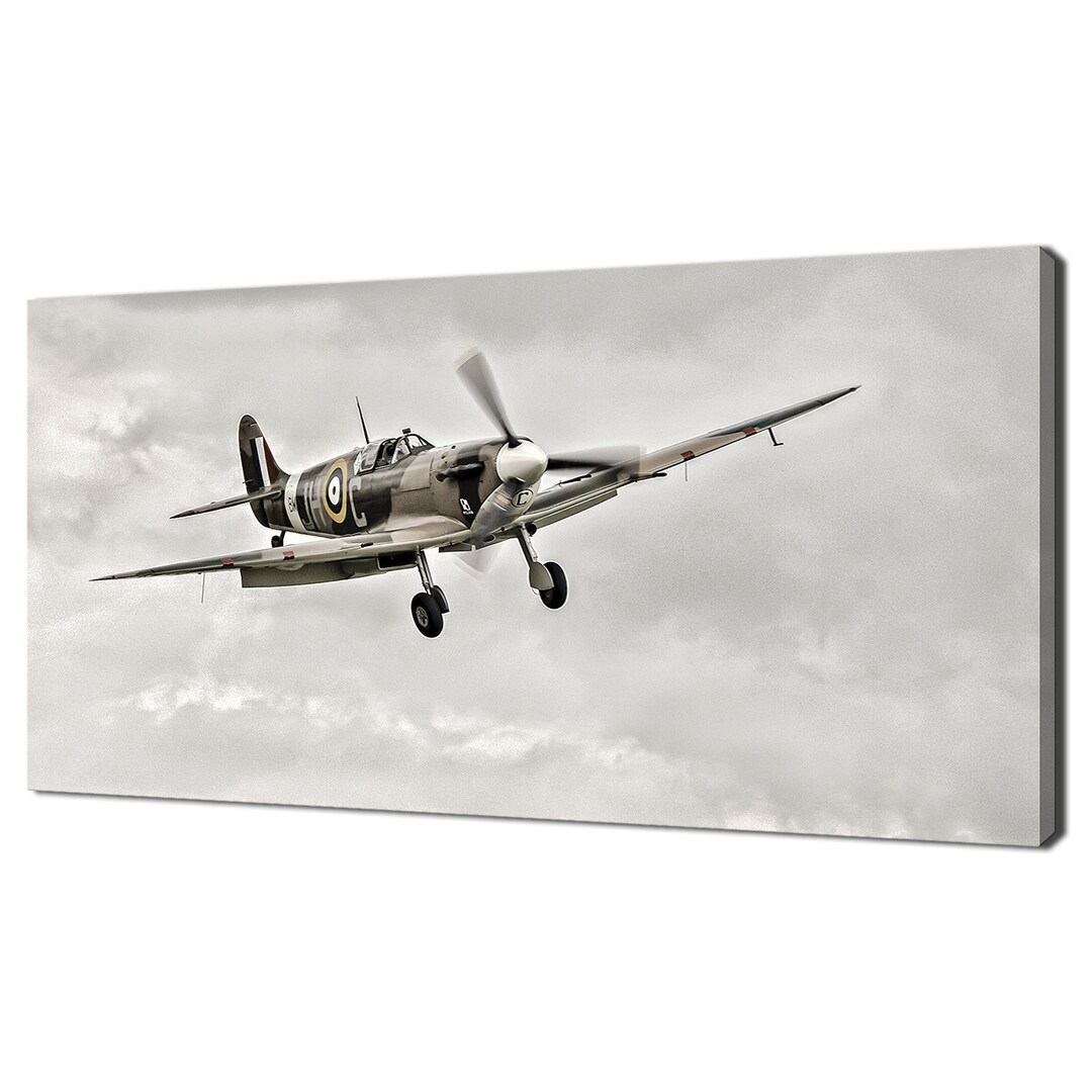 Spitfire War Plane With Landing Gear Down Modern Design Home Decor ...