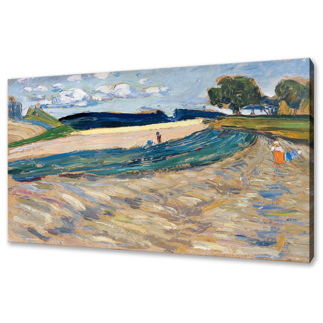 Wassily Kandinsky Landscape With A Yellow Field (1905) Classic Design ...