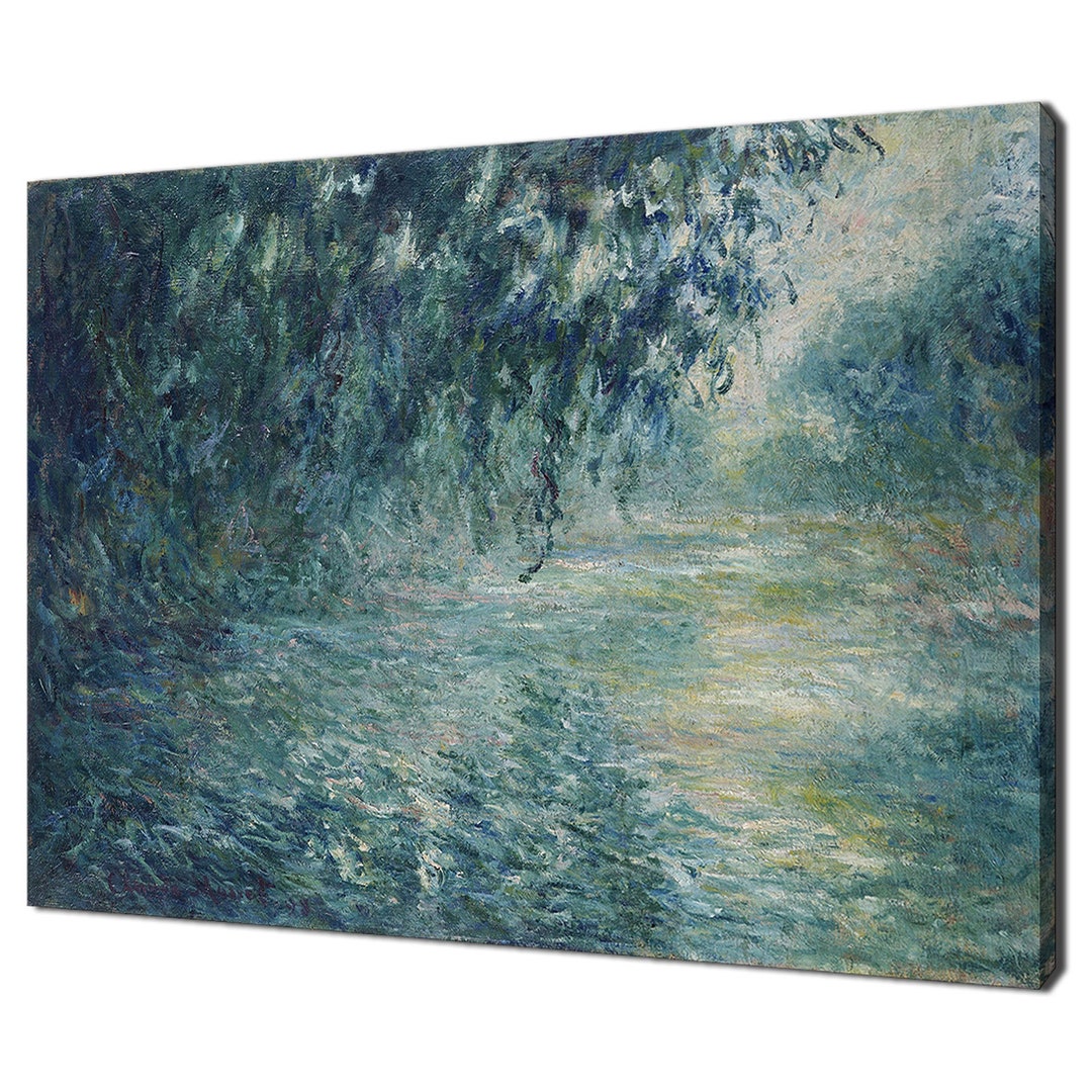 Morning on the Seine in the Rain 1898 Claude Monet Reproduction ...