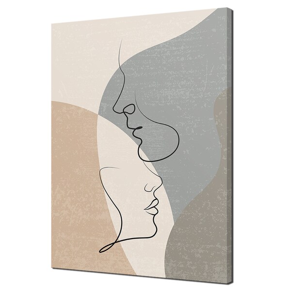 Line Art Canvas - Etsy UK