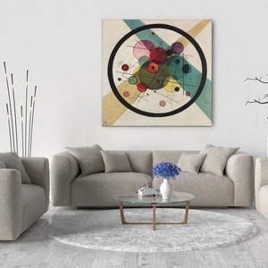 Wassily Kandinsky Circles in A Circle (1923) Classic Design Abstract ...