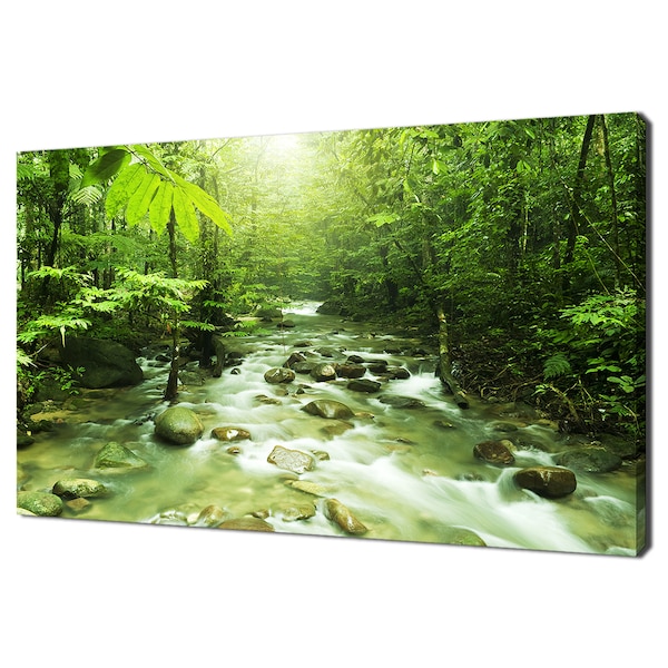 Forest Stream Art - Etsy