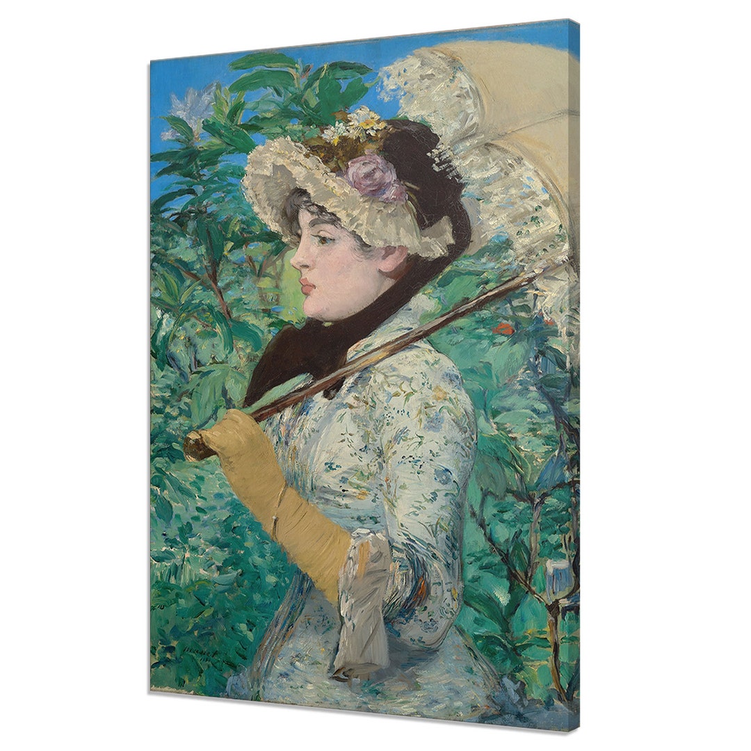 Jeanne (spring) (1881) Edouard Manet Reproduction, Vintage Painting ...