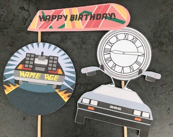 Back to Future Cake Topper - Etsy