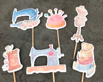 Sewing Machine Cake Topper | Etsy UK