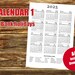 2 Printable Calendars - 2025 Printable A4 Calendar With UK Bank ...