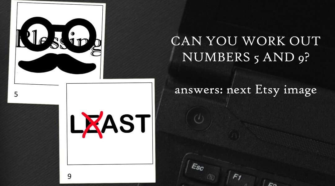 Printable Dingbats Puzzle Quiz - A4 Visual Word Puzzle for Pub Quizzes ...