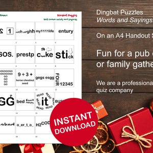 Printable Dingbat Puzzles Quiz – 20 Fun Brain-teasers With Answers ...