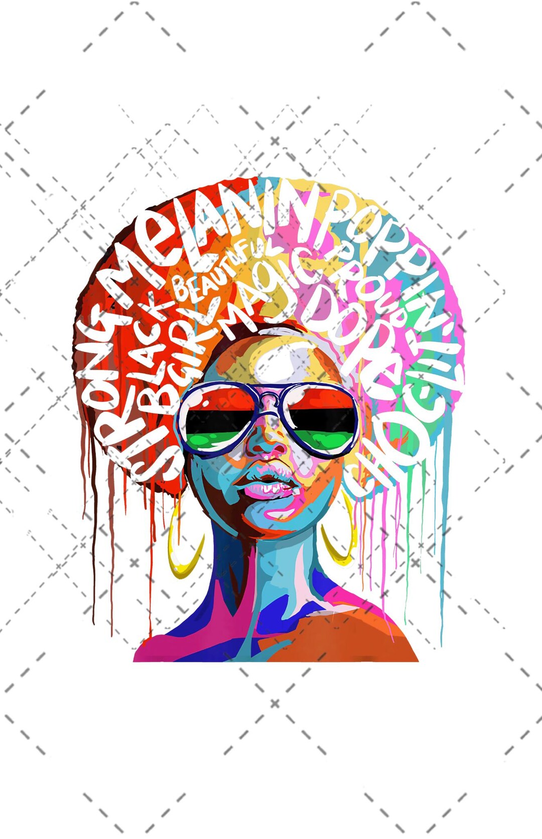 Melanin Poppin PNG | Afrocentric Sublimation Design (digital) - Etsy