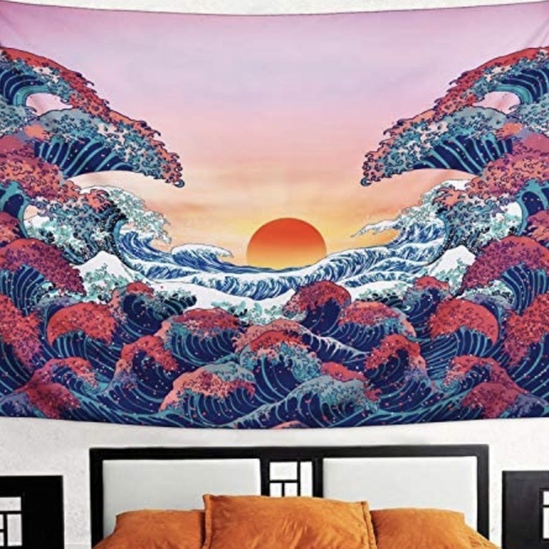 Japanese Tapestry - Etsy